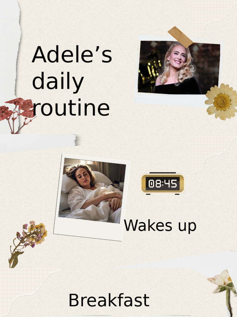 Beige and Brown Scrapbook Daily Life Routine Presentation | PDF