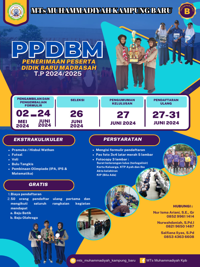 Brosur PPDB 2024 MTS.MUHAMMADIYAH KP BARU_9 | PDF