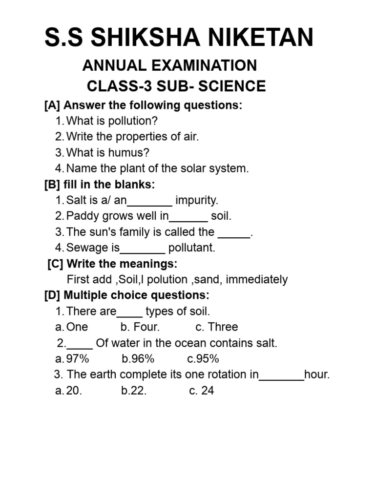Science 3 | PDF