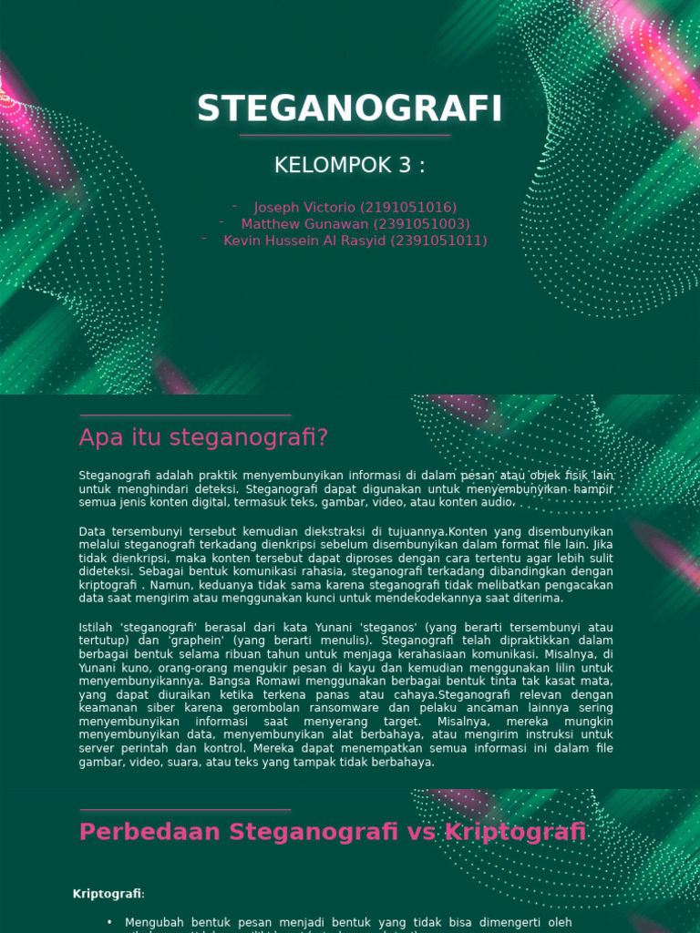 STEGANOGRAFI | PDF