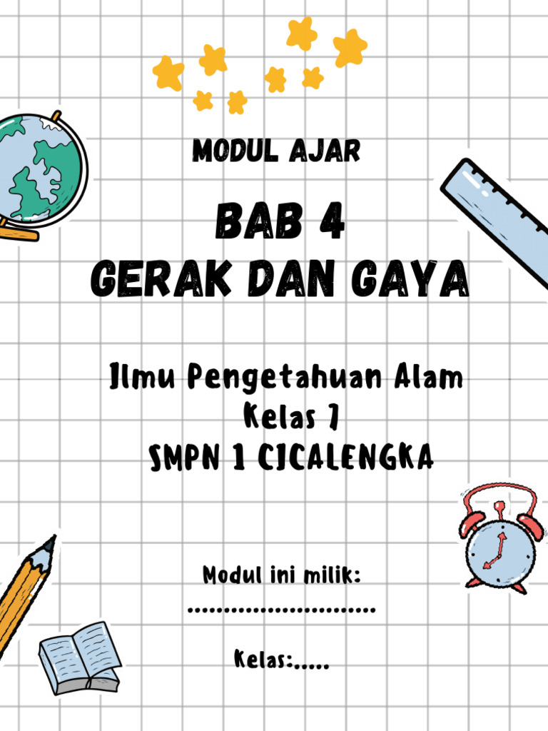 Modul Gerak Dan Gaya | PDF