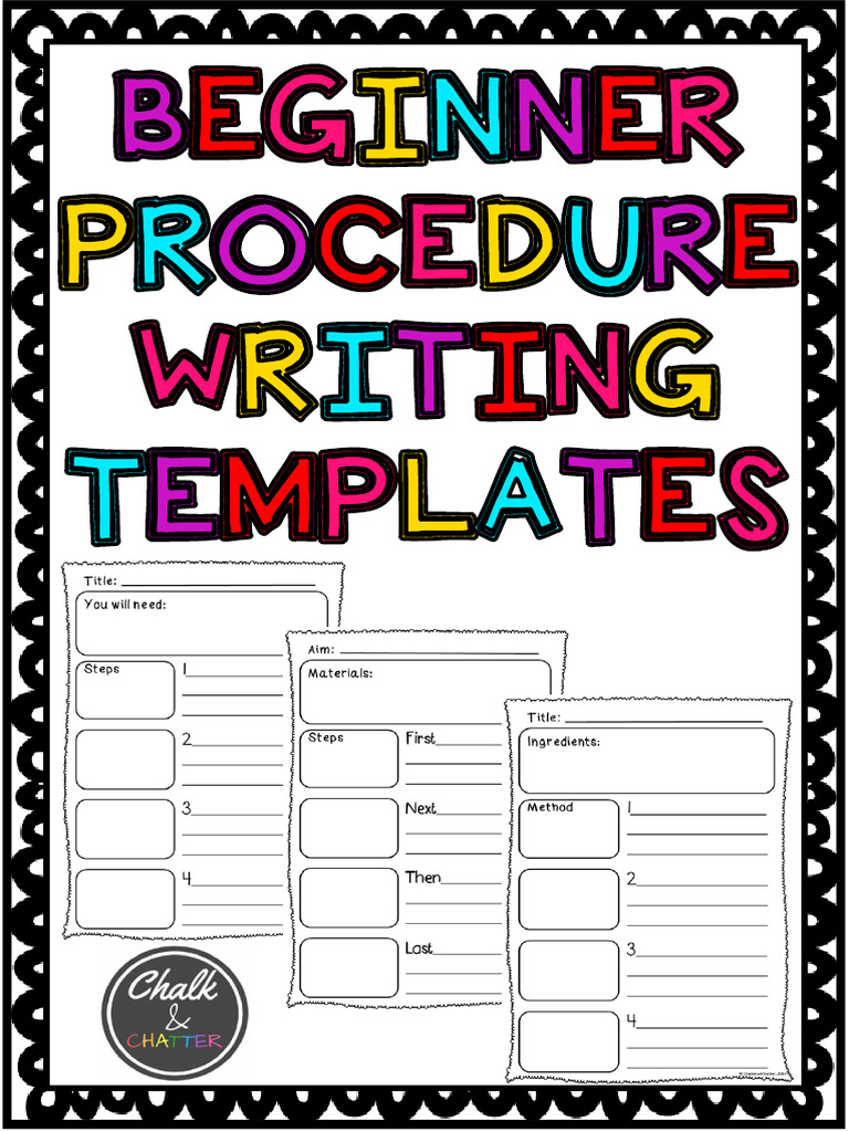BeginnerProcedureWritingTemplates 1 | PDF | Copyright | Digital ...