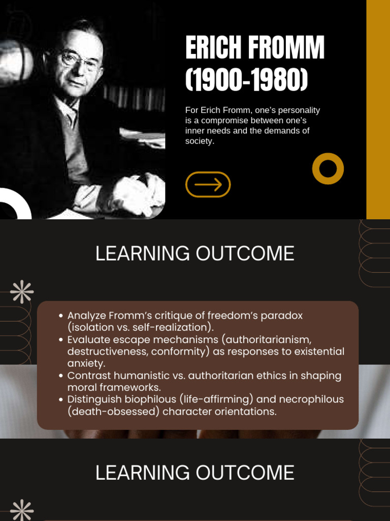 Erich Fromm 19001980 - Compressed | PDF | Erich Fromm | Psychoanalysis