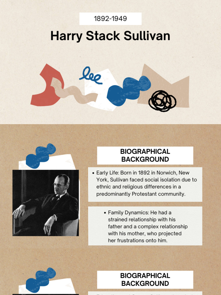 Harry Stack Sullivan's Interpersonal Theory | PDF | Psychotherapy ...