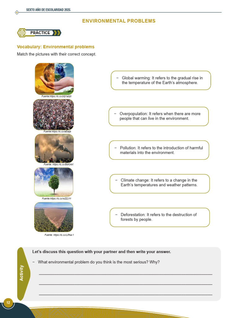 6TH Environmental Problem | PDF | Climate Change | Natural Environment