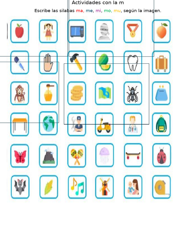 Actividades Con La M | PDF