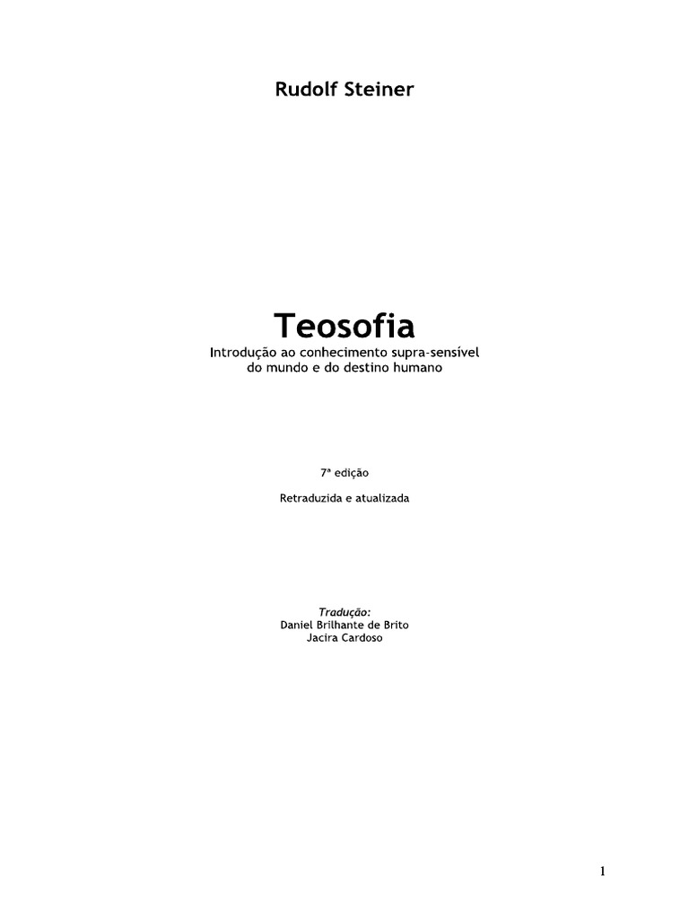 Teosofia Rudolf Steiner | PDF