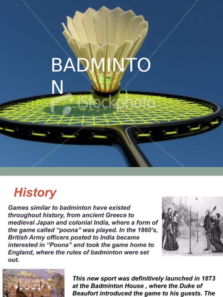 Badminton Presentation at Ploiesti Trial | PDF | Indoor Sports | Ball Games
