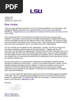 Enrollment Letter Template | PDF