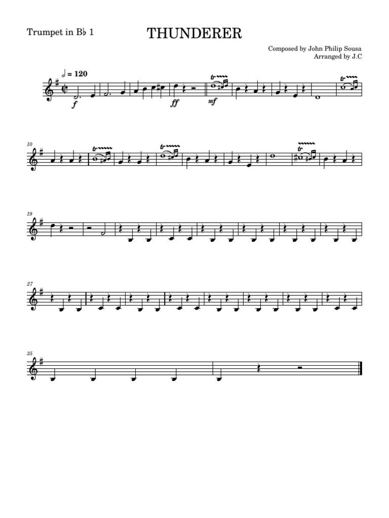 6-Trumpet in BB 1 | PDF