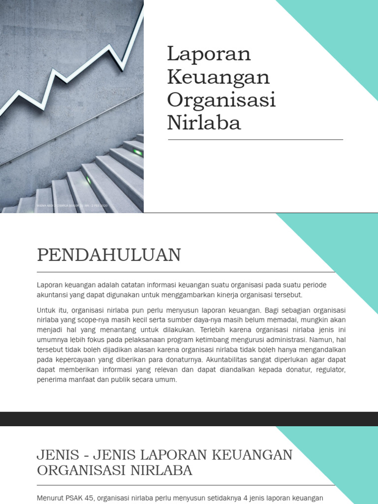 Laporan Keuangan Organisasi Nirlaba | PDF
