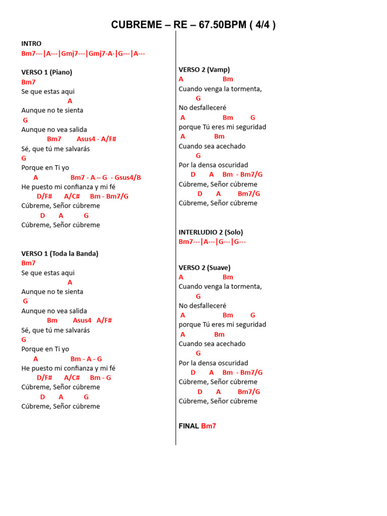 Cubreme 67.50BPM | PDF