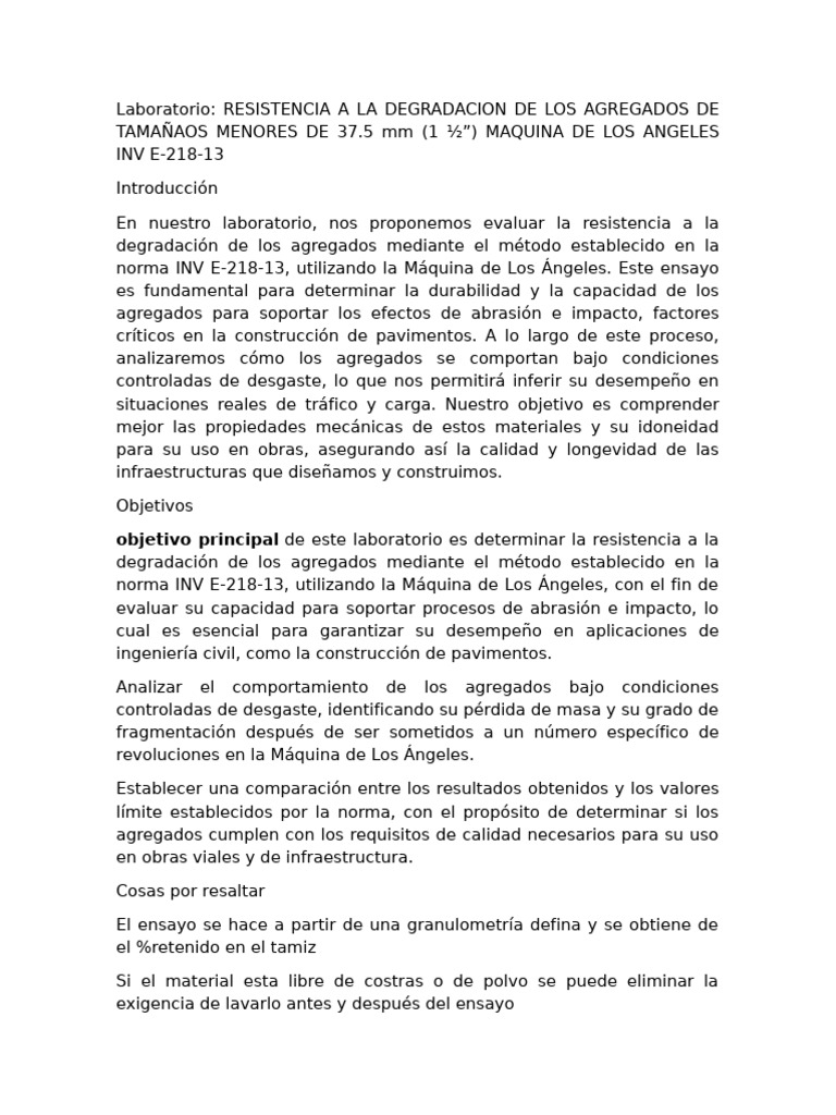 INV E 218-13 | PDF | Laboratorios