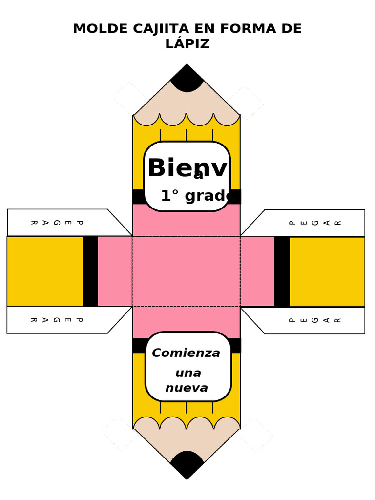 Molde Cajita Lapiz | PDF