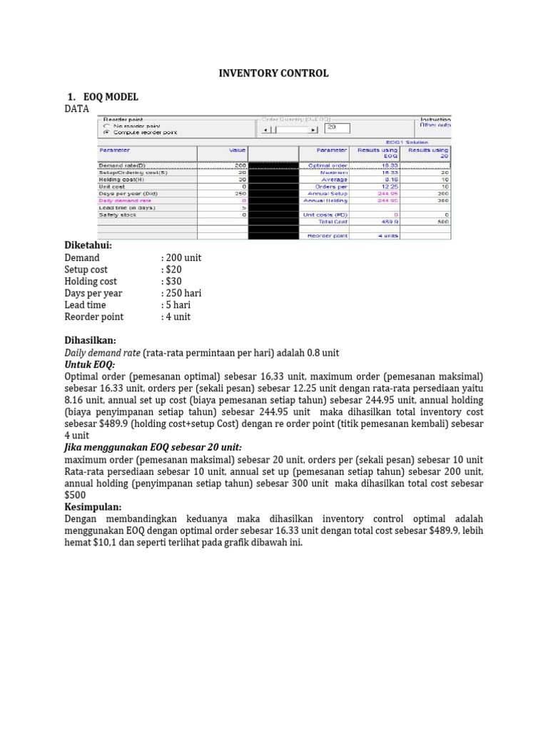 3.inventory Control | PDF