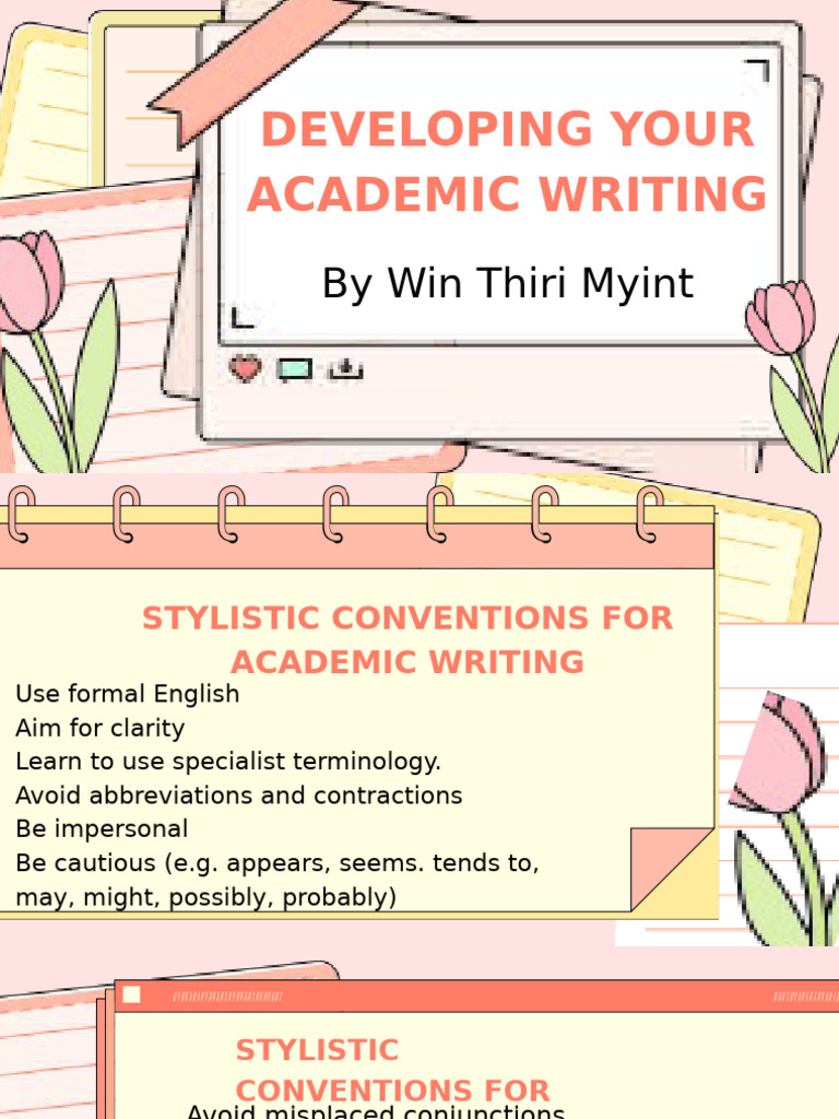 Developing Your Academic Writing | PDF