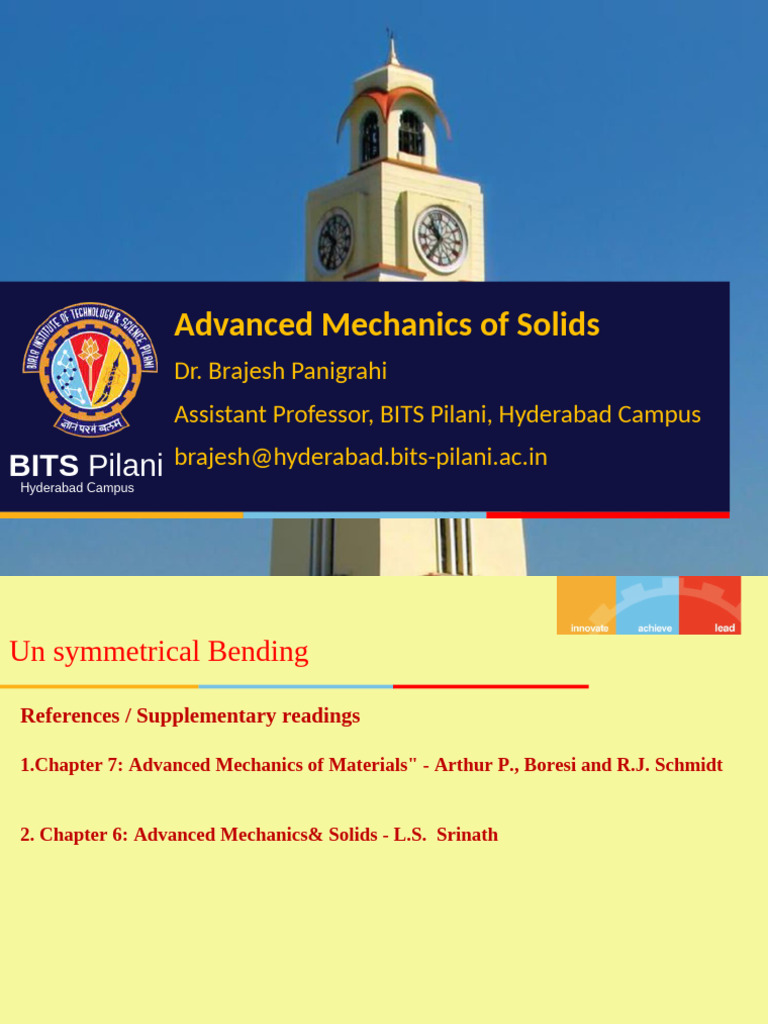 Lecture 18 Bending - Lecture - Part1 | PDF