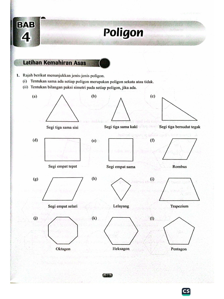 poligon tingkatan 2 | PDF