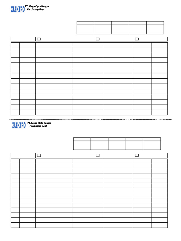 Purchasing Request Sheet: Form MCB-PUR-F.14 | PDF