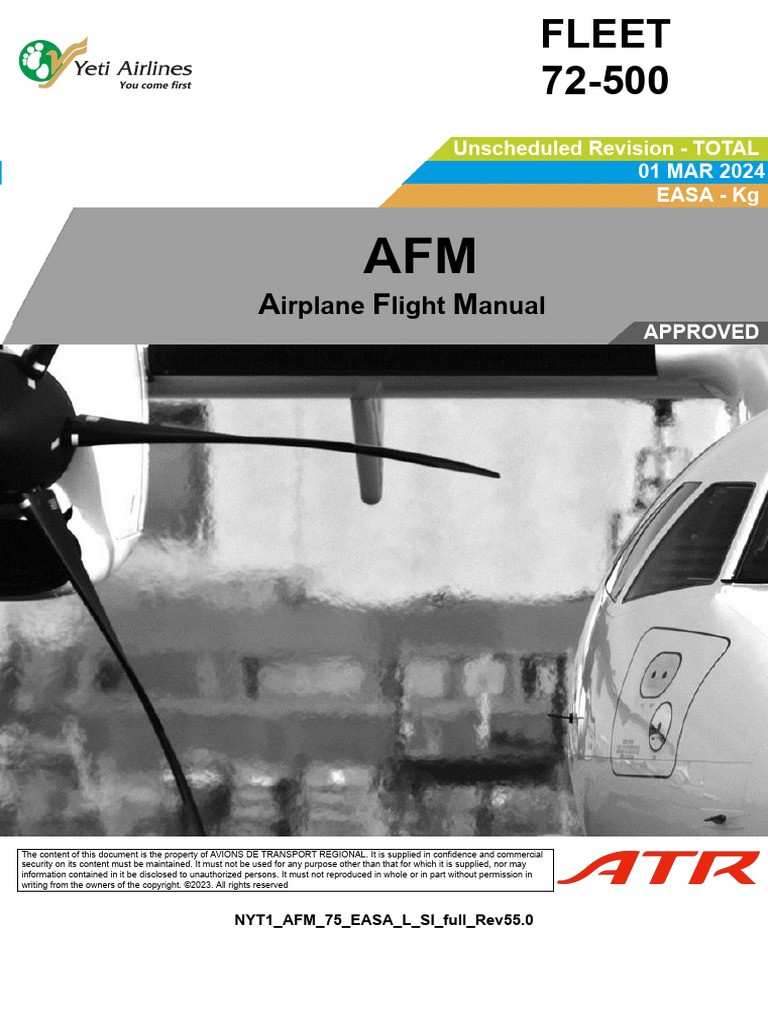 Afm 2024 | PDF | Aircraft | Transport