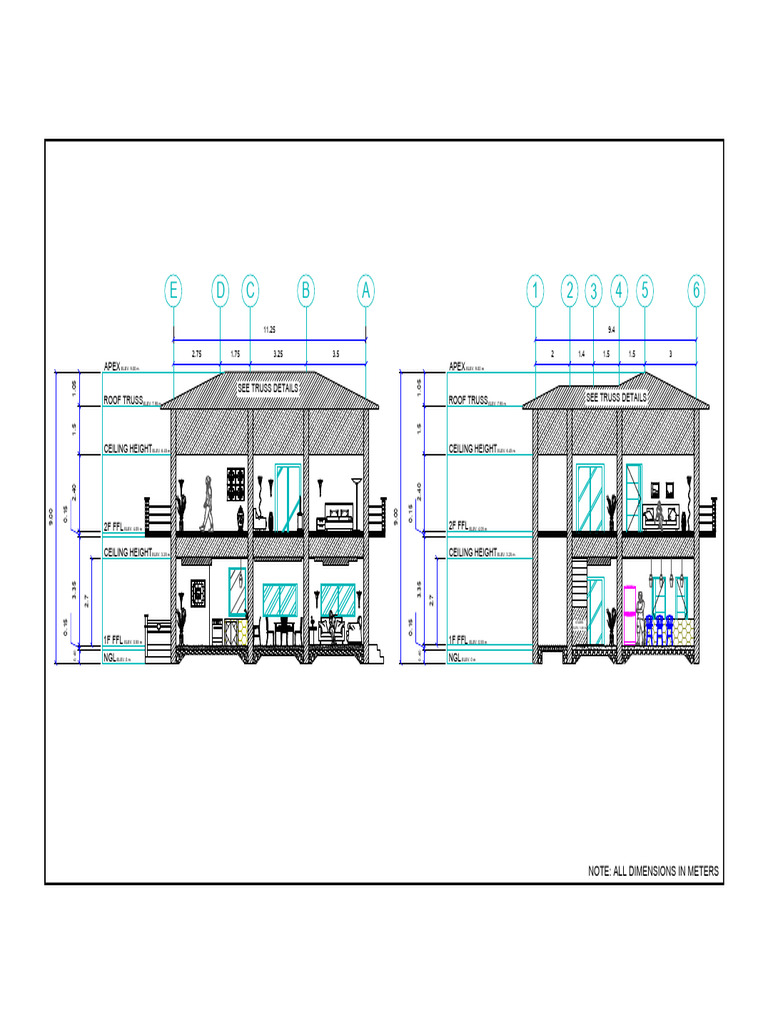 Section View | PDF | Structural Engineering