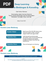 Rencana Pelaksanaan Layanan BK Kelas Vii Kurikulum Deep Learning | PDF