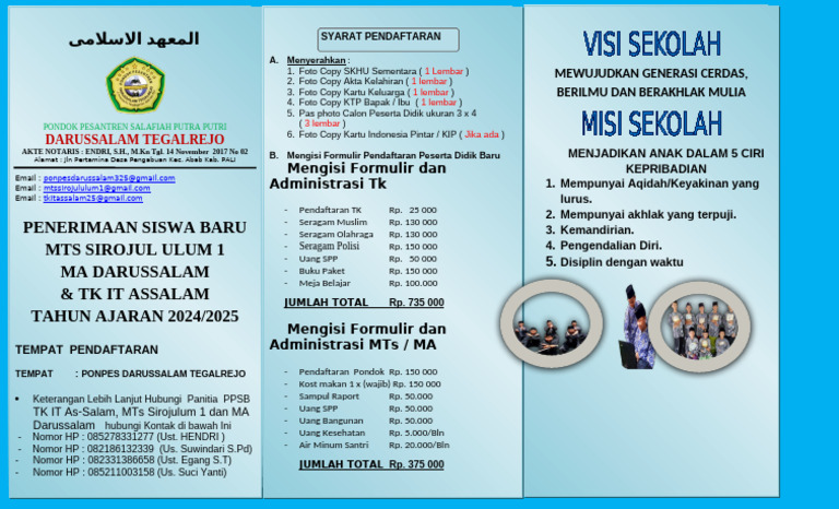 Brosur Ppdb Mts 2024 | PDF