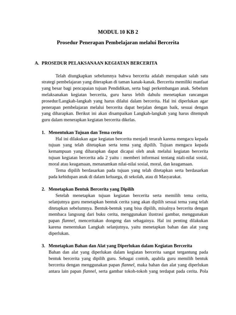 Modul 10 KB 2 (Strategi) | PDF