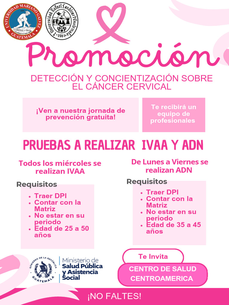 Flyer Cancer de Mama Ilustrado Rosado | PDF
