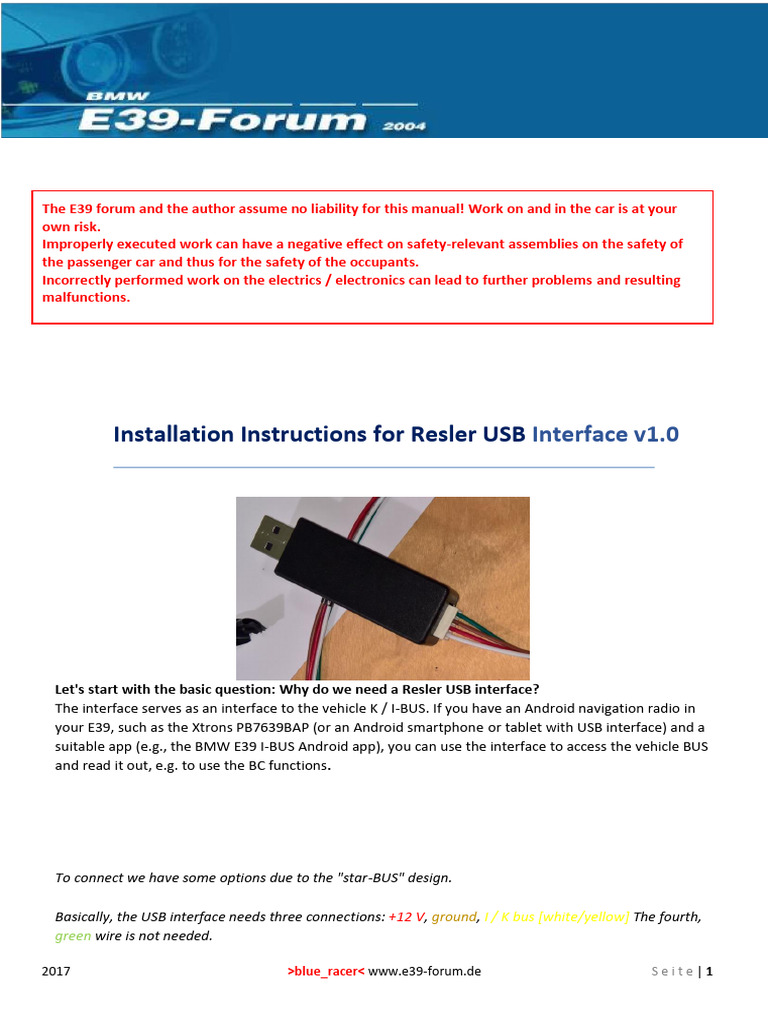 Resler Interface Instructions en | PDF | Usb | Android (Operating System)