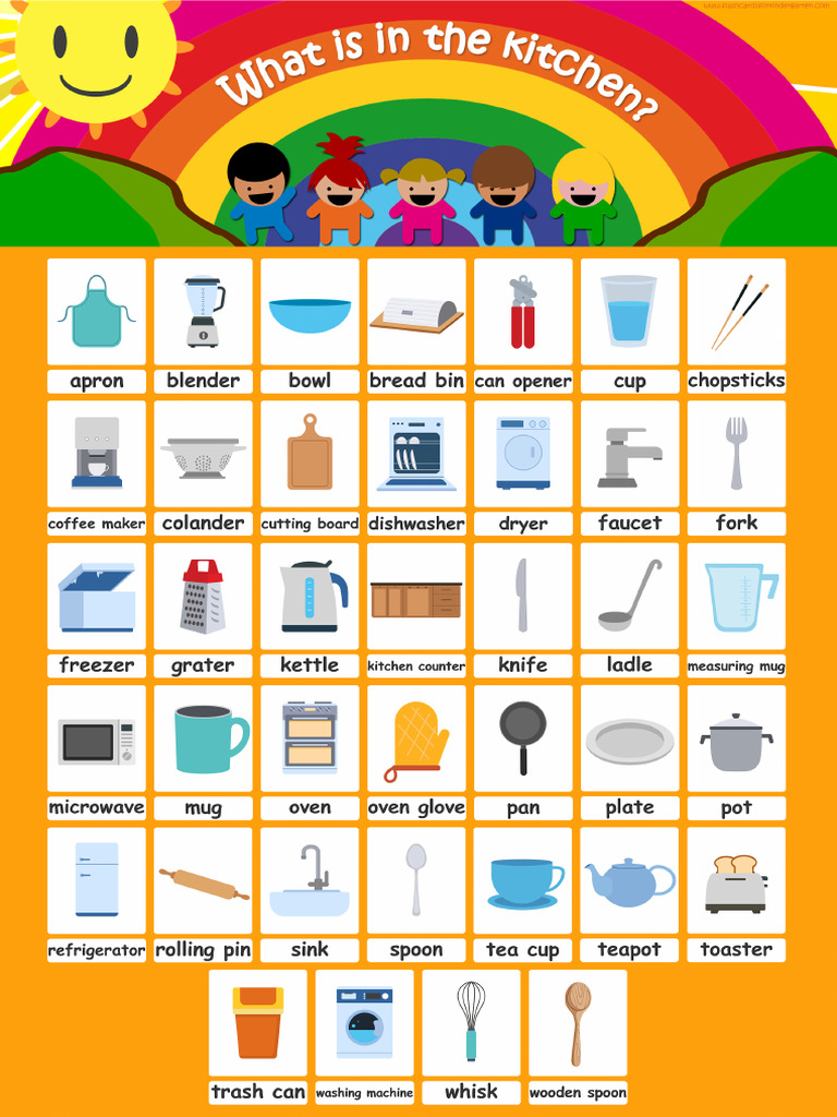 KITCHEN-flashcards-poster | PDF