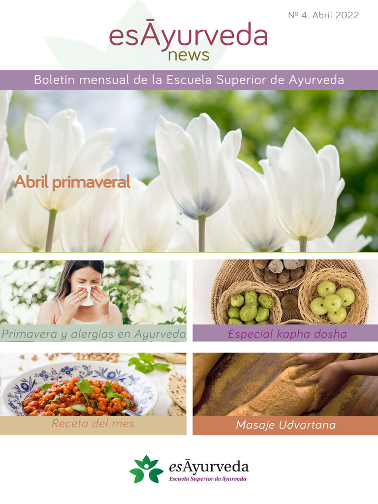Esayurveda News Abril 22 | PDF | Alergia | Ayurveda