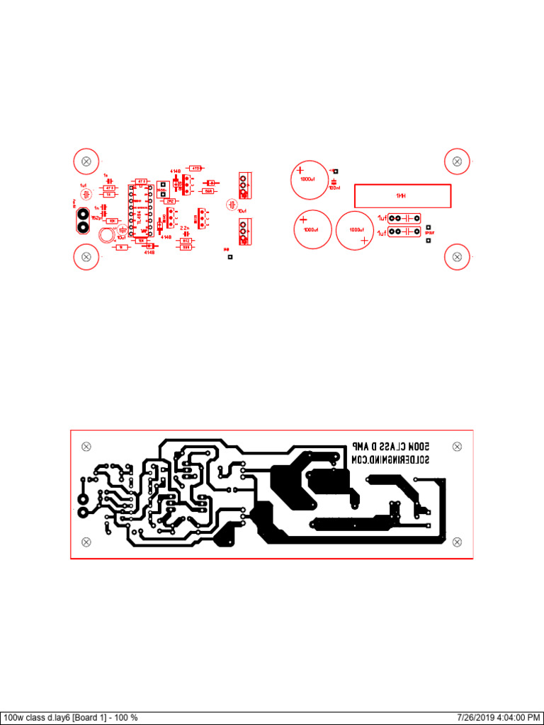 Tl494 Class D Amplifier | PDF