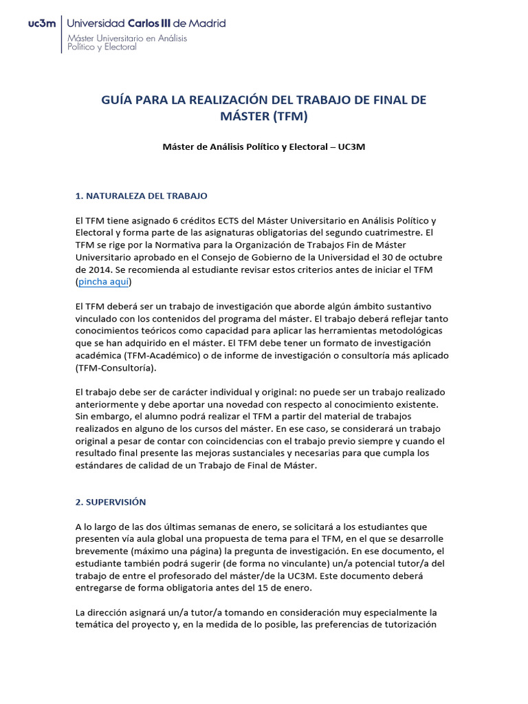 GUÍA TFM | PDF