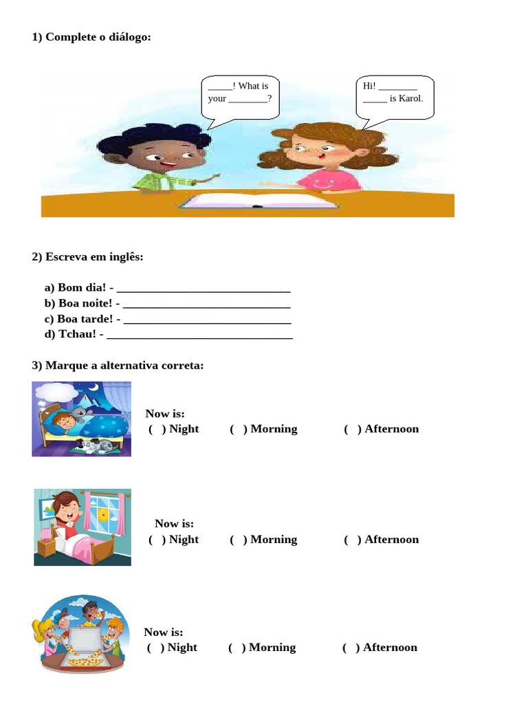 Revisão de Inglês 2021 | PDF
