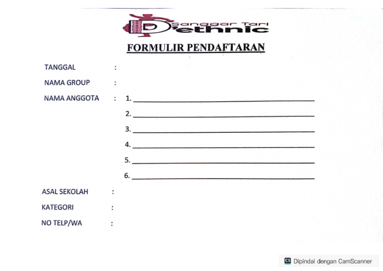Formulir | PDF