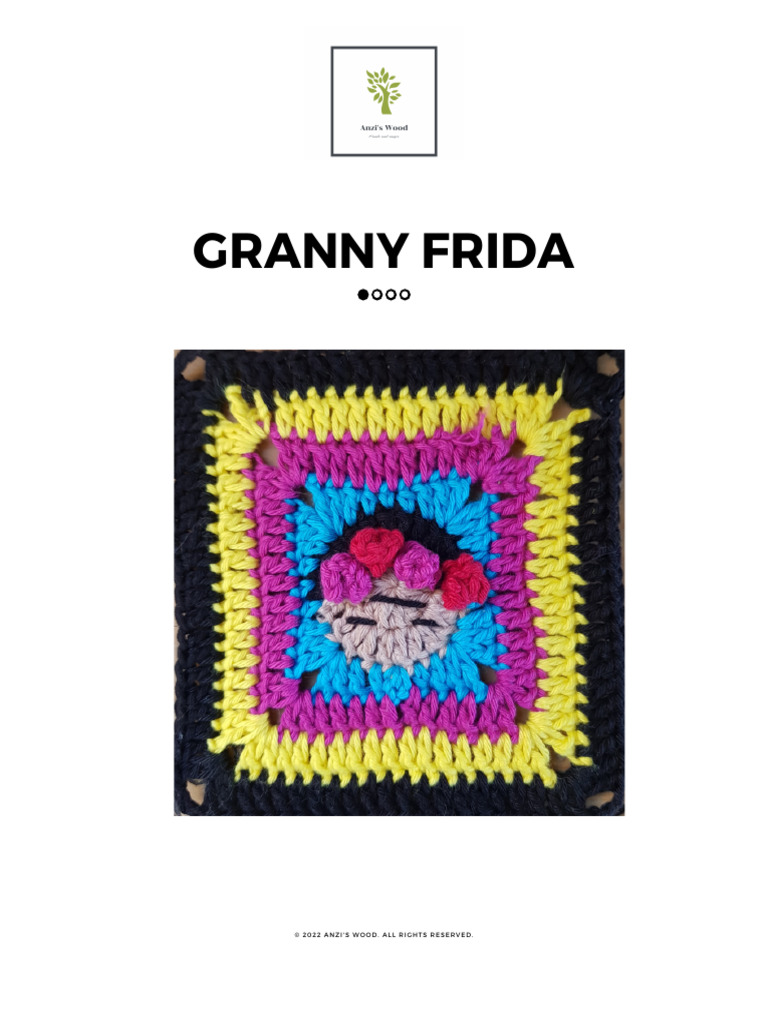 Granny Frida | PDF | Crochet | Weaving