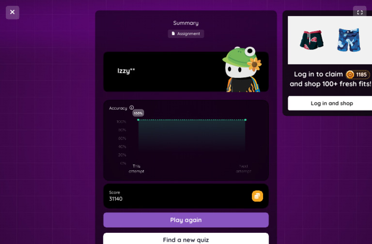Summary - Quizizz | PDF