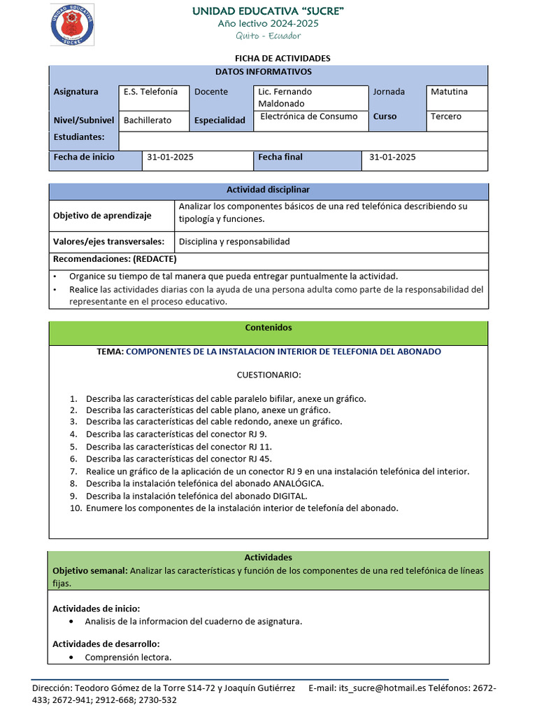 2 Ficha Estf 3a 3B | PDF | Aprendizaje