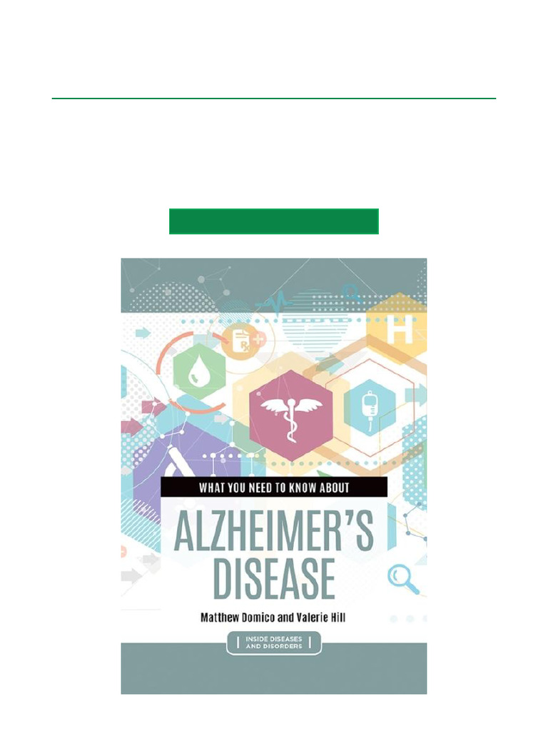 What You Need To Know About Alzheimer's Disease - 1st Edition | PDF ...
