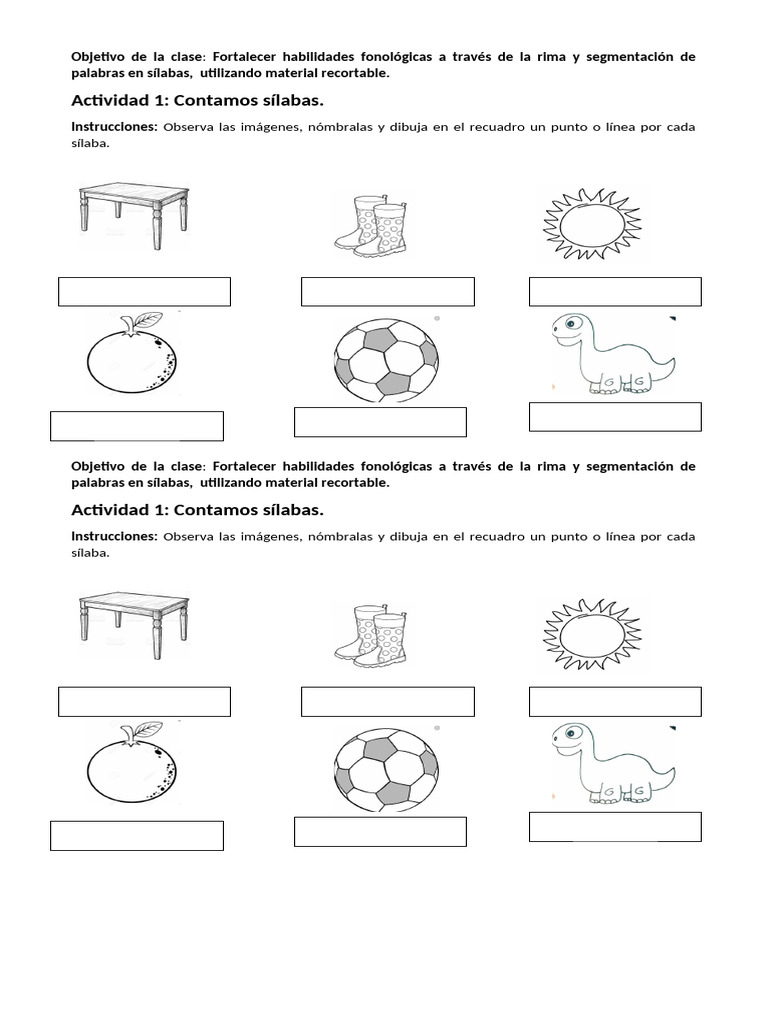 Conciencia Fonológica | PDF