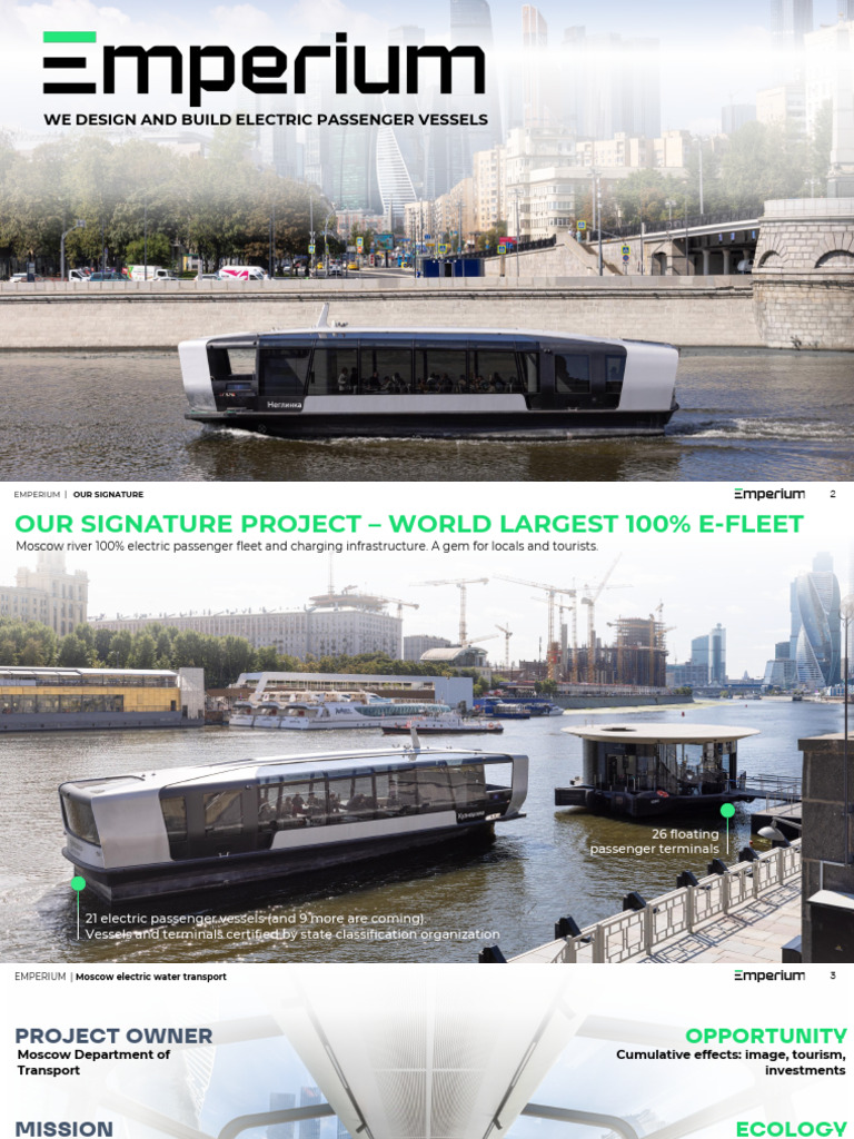 Emperium Electric Vessels International | PDF | Transport | Watercraft