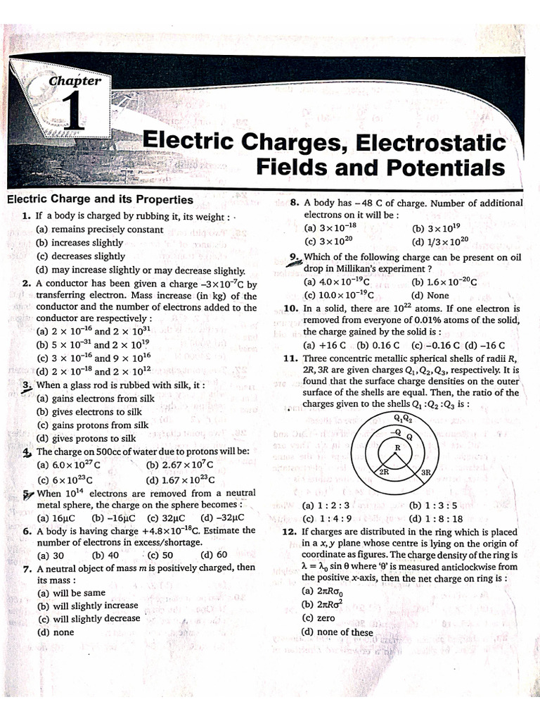 Electrostatics DPP | PDF