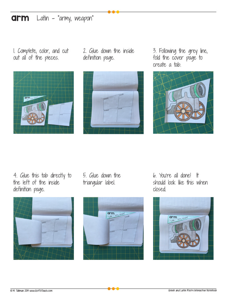 Arm - Latin Instruction Sheet pg37 | PDF