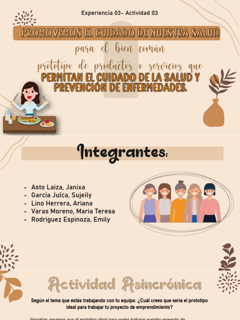 (Ept - Proyecto de Emprendimiento) Act 03 - Exp 03 | PDF | Alimentos ...