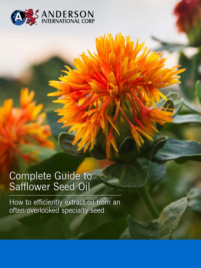 231677_Anderson_Safflower-compressed | PDF | Cooking Oil | Fat