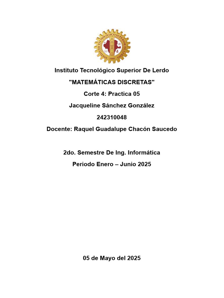 Practica05 - U4 - JSG - 242310048 (1) - Compressed | PDF