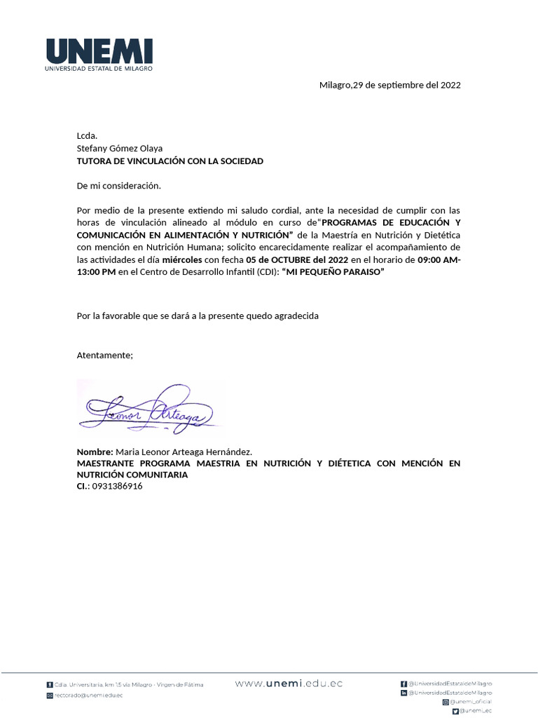 Oficio Solicitud Acompañamiento | PDF