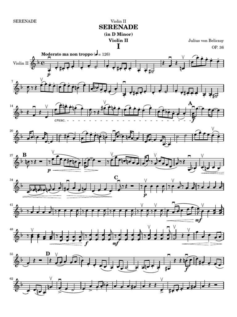 IMSLP787463 PMLP155619 Beliczay Serenade v2 | PDF
