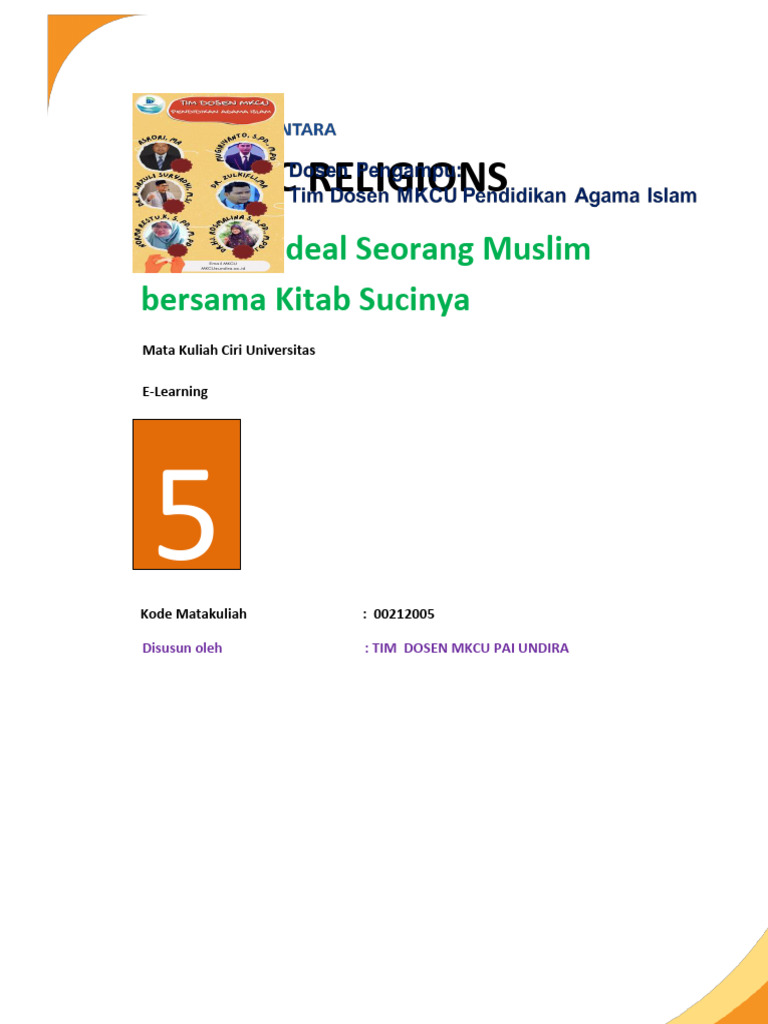 MODUL - 05 AGAMA ISLAM - Interaksi Ideal Seorang Muslim Bersama Kitab ...